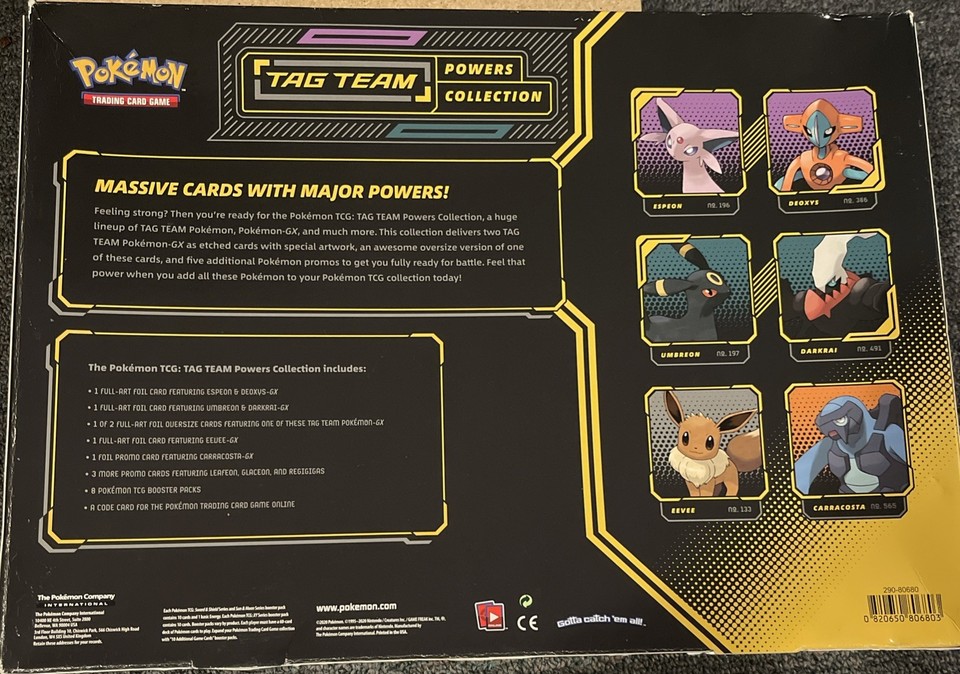 Pokemon Tag Team Powers Collection Box | eBay