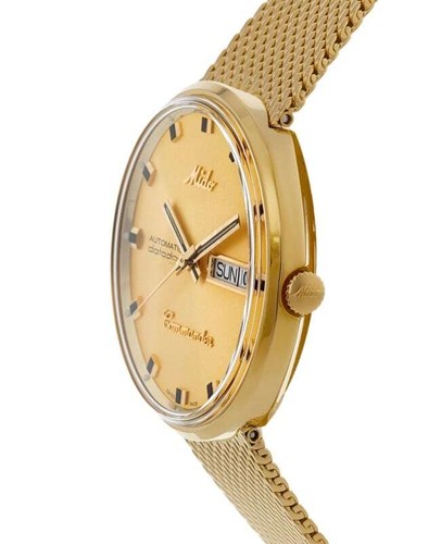 New Mido Commander 1959 Gold Tone Steel Men's Watch M8429.3.22.13 | eBay