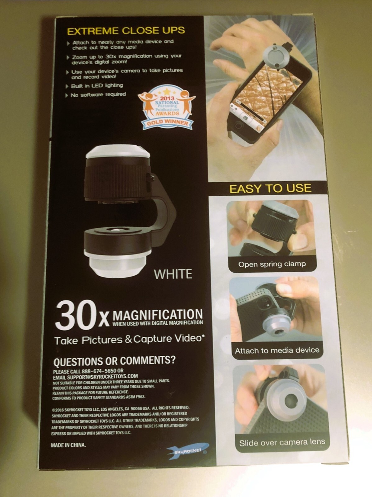 AppScope 30x Quick Attach Microscope for Android IOS Apple for sale ...