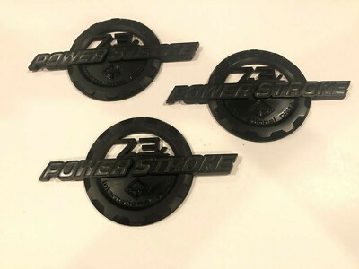 7.3L 7.3 POWER STROKE INTERNL DIESEL EMBLEMS FITS F250 F350 EXCURSION ...