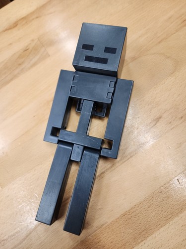 Minecraft Wither Skeleton 9.5" Mattel Action Figure Jointed Dark Gray ...