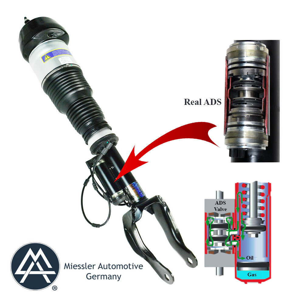 Mercedes GLS X166 Shock absorbing strut air suspension front left ...