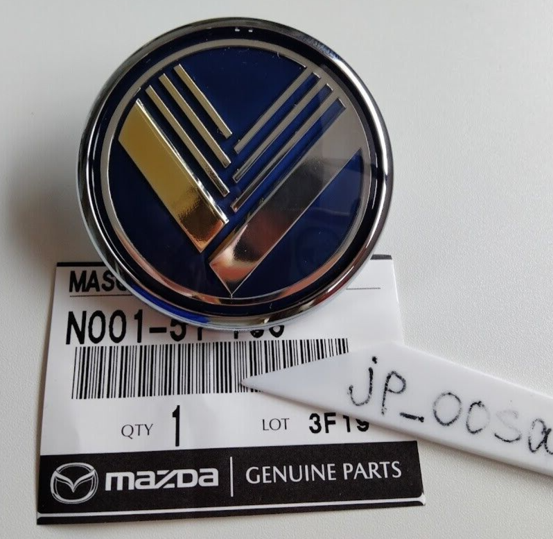Mazda Genuine OEM Front Emblem N001-51-730 Roadster MX-5 Miata Badge | eBay