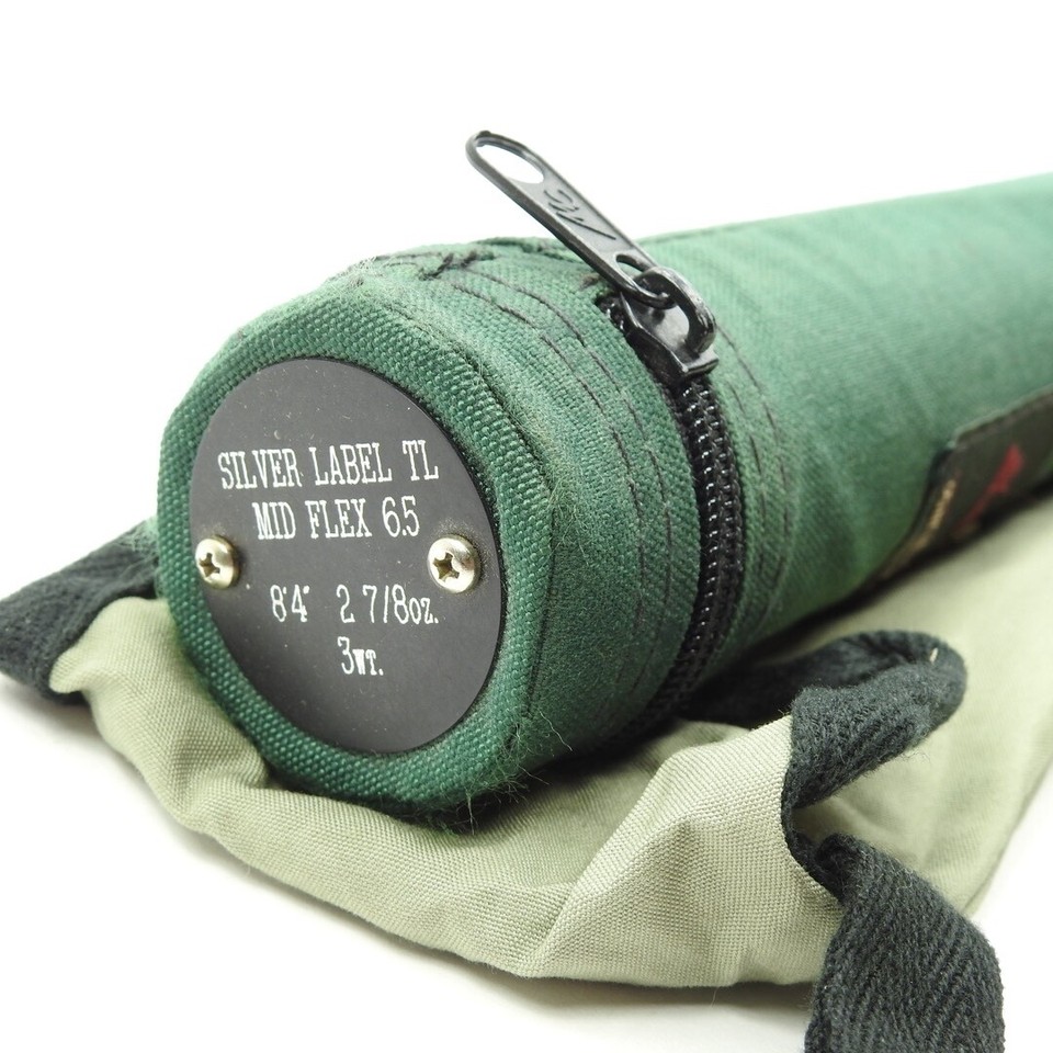 Orvis Silver Label LT Mid-Flex 6.5 Fly Rod. 8’ 4” 3wt. W/ Tube and Sock ...