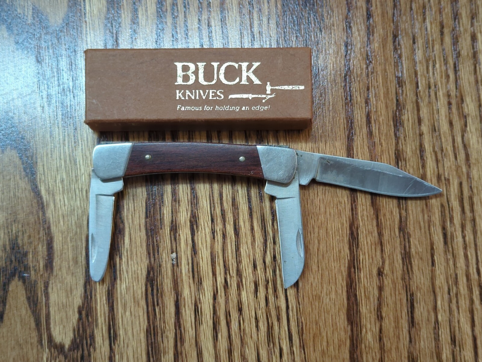 Vintage U.S.A. BUCK 703 Three Blade Folding Knife | eBay