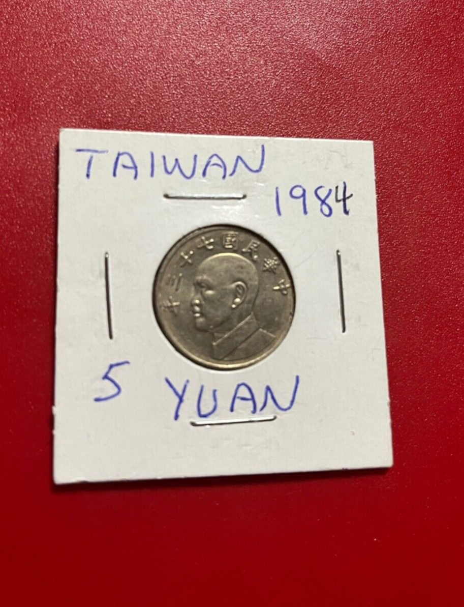 1984 TAIWAN 5 YUAN COIN - NICE WORLD COIN !!! | eBay
