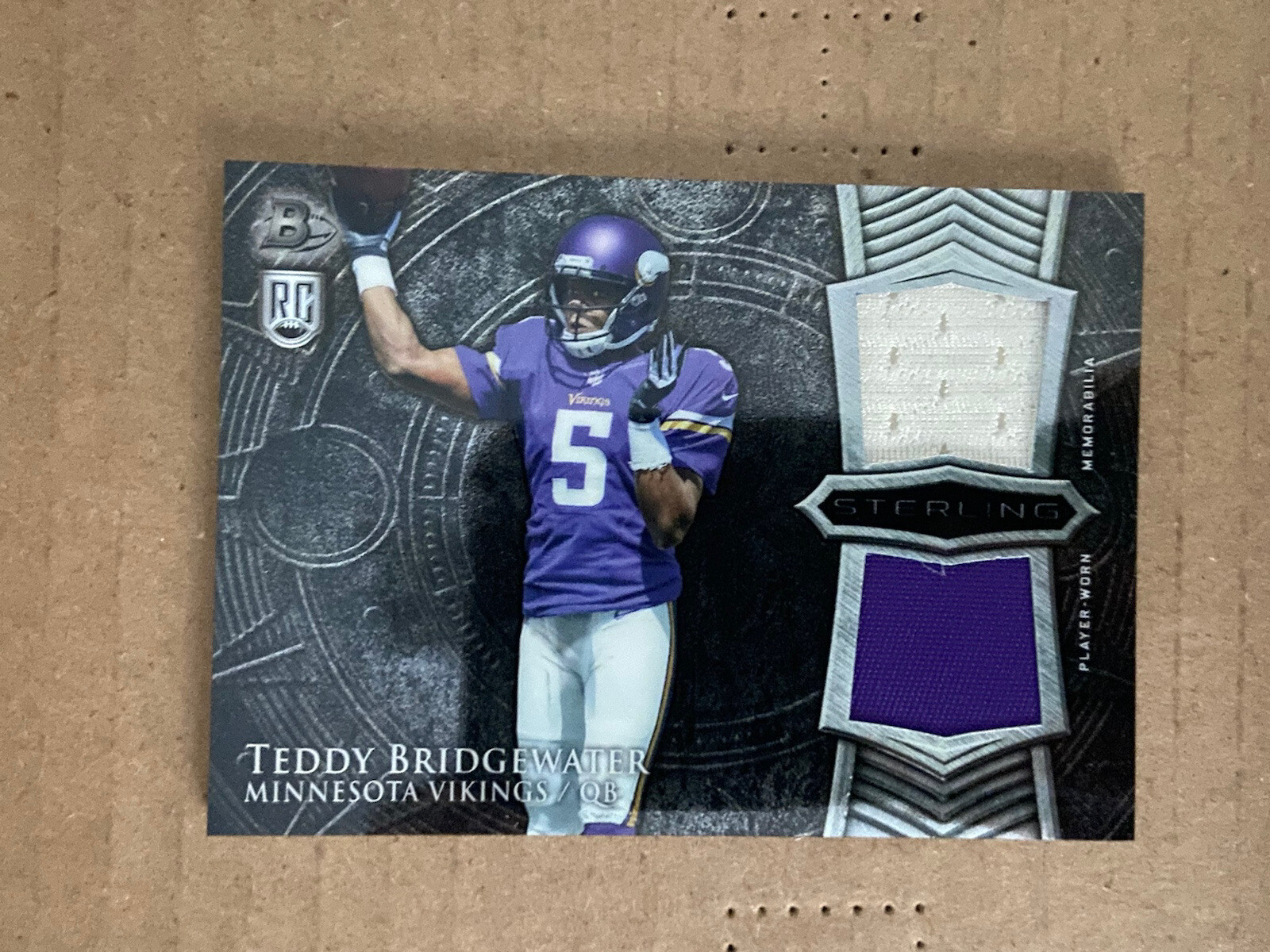 Teddy Bridgewater 2014 Bowman Sterling RC Dual Jersey Card | eBay