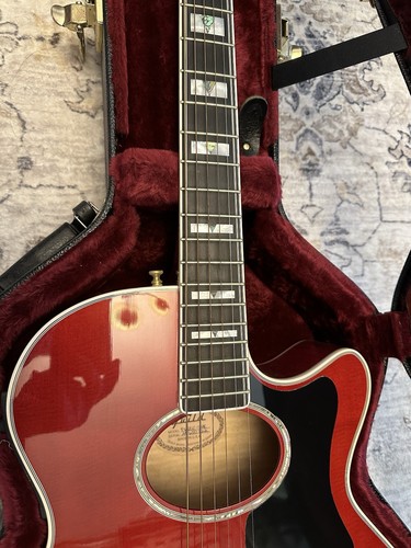 Guild F65CE Custom Acoustic Guitar in Crimson Red | eBay