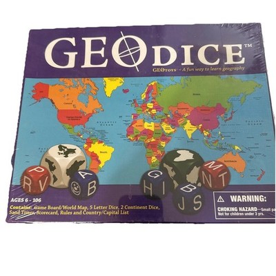 GeoDice Geography Board Game 2012 – Countries & Capitals Learning Dice ...