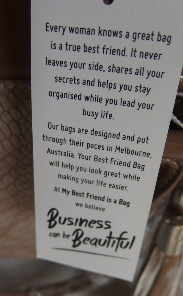 My Best Friend is a Bag: Tote Travel Shoulder Bag Sandy Brown, Snake ...