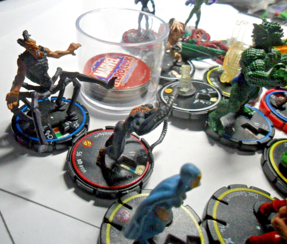 Heroclix Marvel DC Miniatures Game assorted Hulk Dr Strange Abomination ...