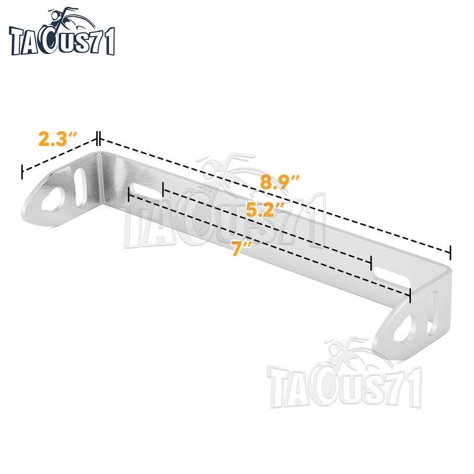 LED Turn Signal License Plate Relocation Kit For Harley Fat Boy ...