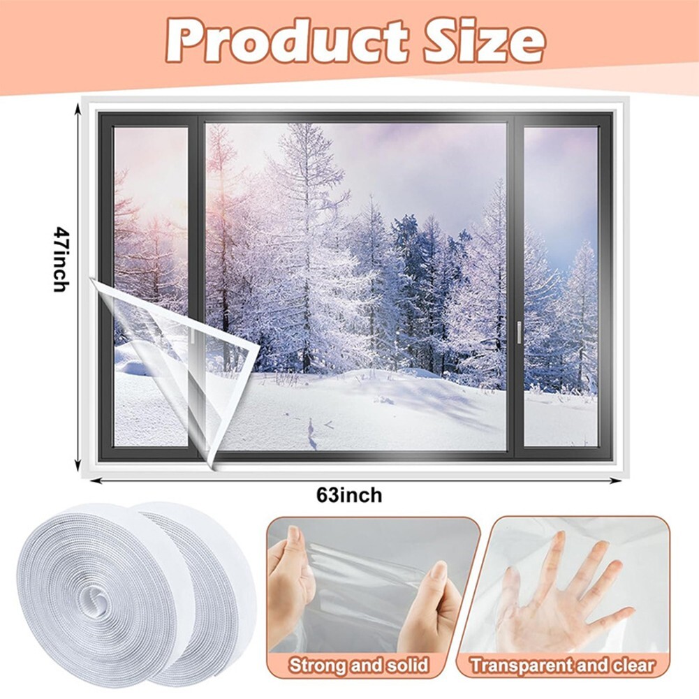 Thickened PE Material Insulation Sash Kit for Winter Durable ...
