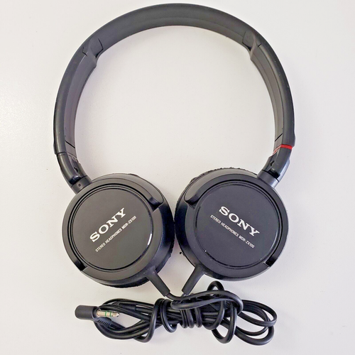 Sony MDR-ZX100 ZX Stereo Headphones Black Over the Ear Wired - Tested ...