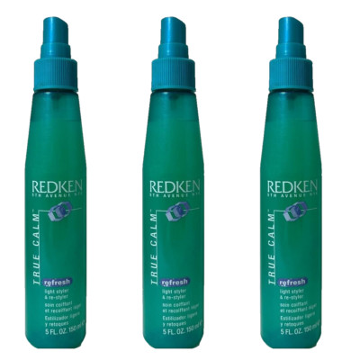 3 Redken True Calm Refresh Light Styler & Re-Styler 5 oz ea (036) | eBay