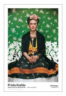 FRIDA KAHLO 'Appearances Can Be Deceiving' Art Exhibition Poster 36" x ...