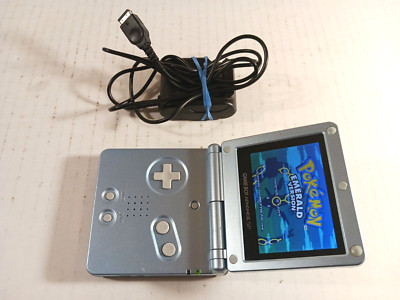 Nintendo GameBoy SP Bright Screen Mixed Shell Pieces Blue AGS 101 GBA ...