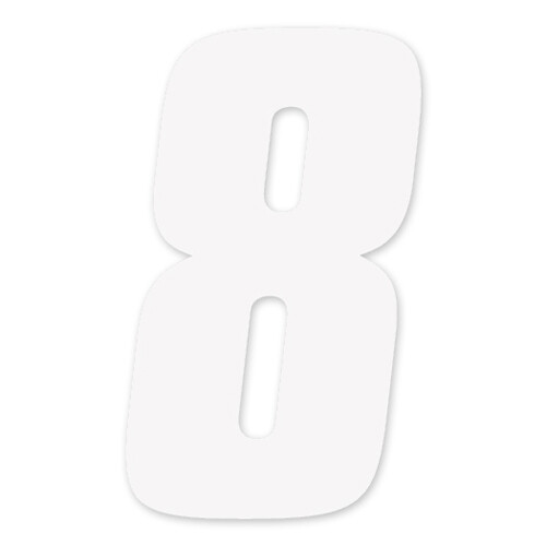 FACTORY EFFEX 08-90058 FX 2015 NUMBERS 6" WHITE 8 | eBay
