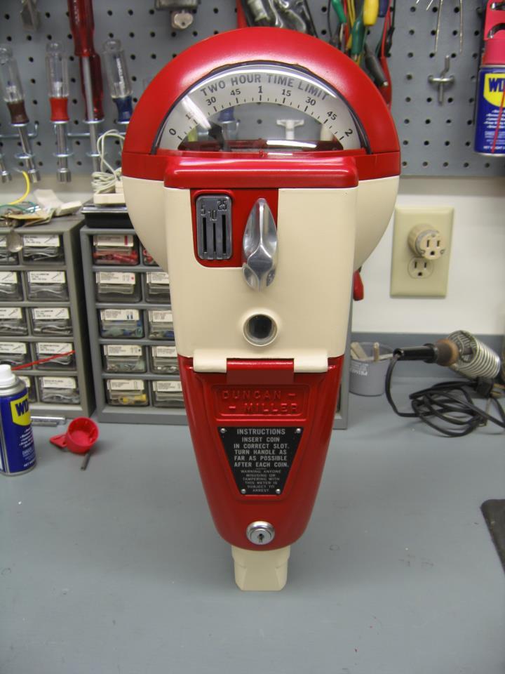 Duncan Parking Meter Restoration Parts, ALUMINUM PLATES, RIVETS, DECALS ...