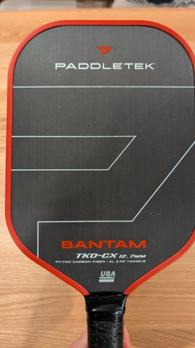 Paddletek Bantam TKO-CX 12.7mm Pickleball Paddle Carbon Christian ...