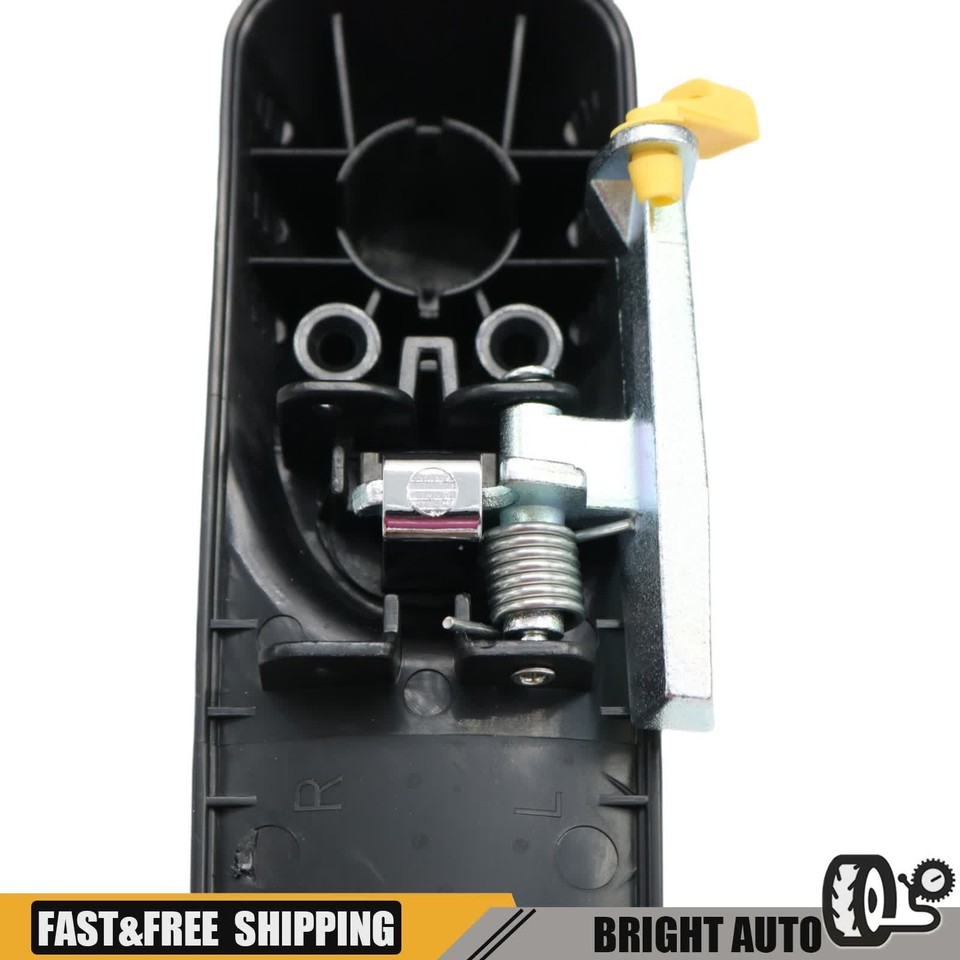 Chrome&Black Exterior Outside Door Handle Driver Side Rear Left Fit ...