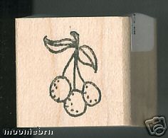 LOCKHART STAMP COMPANY stamps Itty Bitty Cherries Cherry | eBay