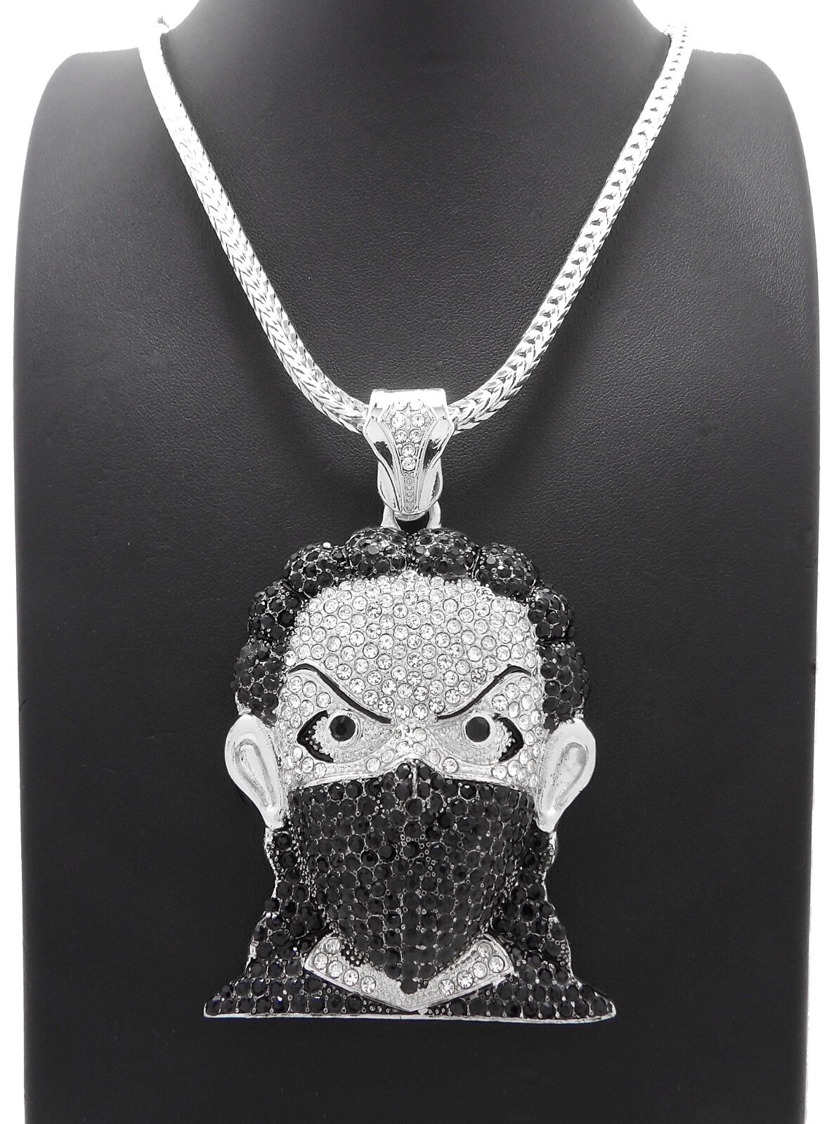 Mask Goon New Pendant Necklace with 36 Inch Franco Style Chain Hip Hop ...