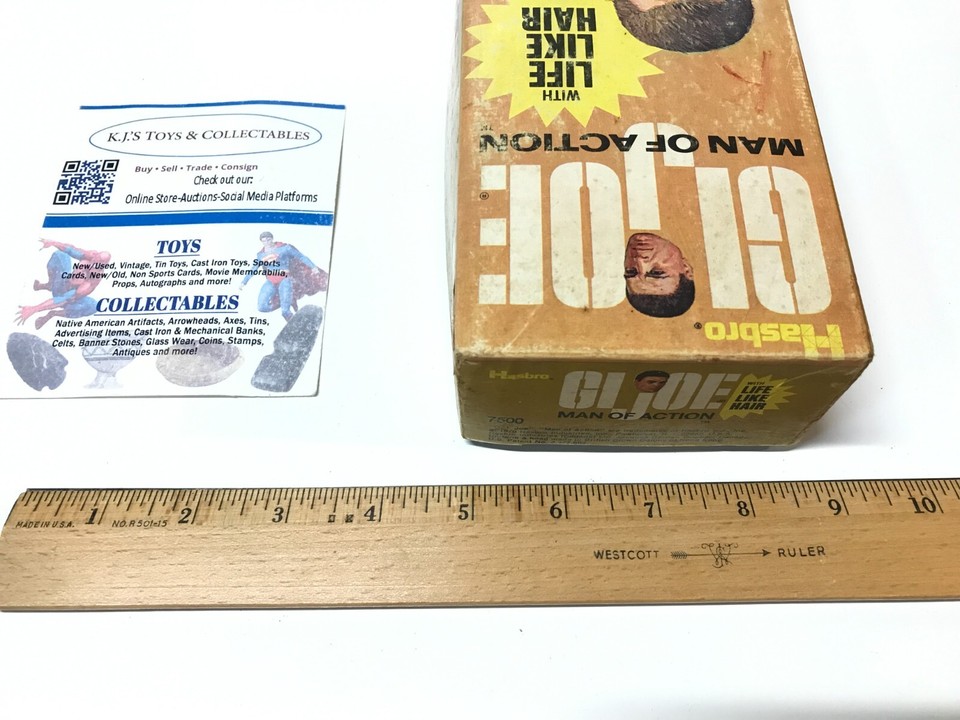 GI JOE "ACTION SOLDIER" IN ORIGINAL BOX WITH PAPERWORK #7500 19647 ...