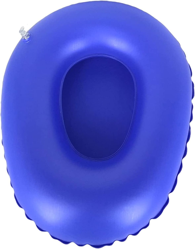 Portable Air Bedpan Inflatable Cushions Potty Washable Air Inflation ...