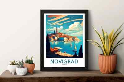 (Laminated) Novigrad Travel Poster Print Wall Art | eBay Australia