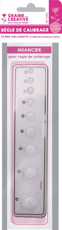 Ruler Sizing Gauge Easy Accurate Finger And Shade Chart for Polymer ...
