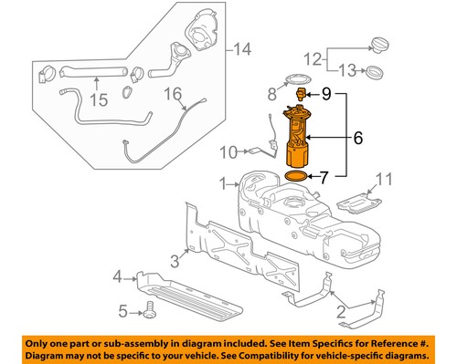 GM OEM-Fuel Pump 19257093 | eBay