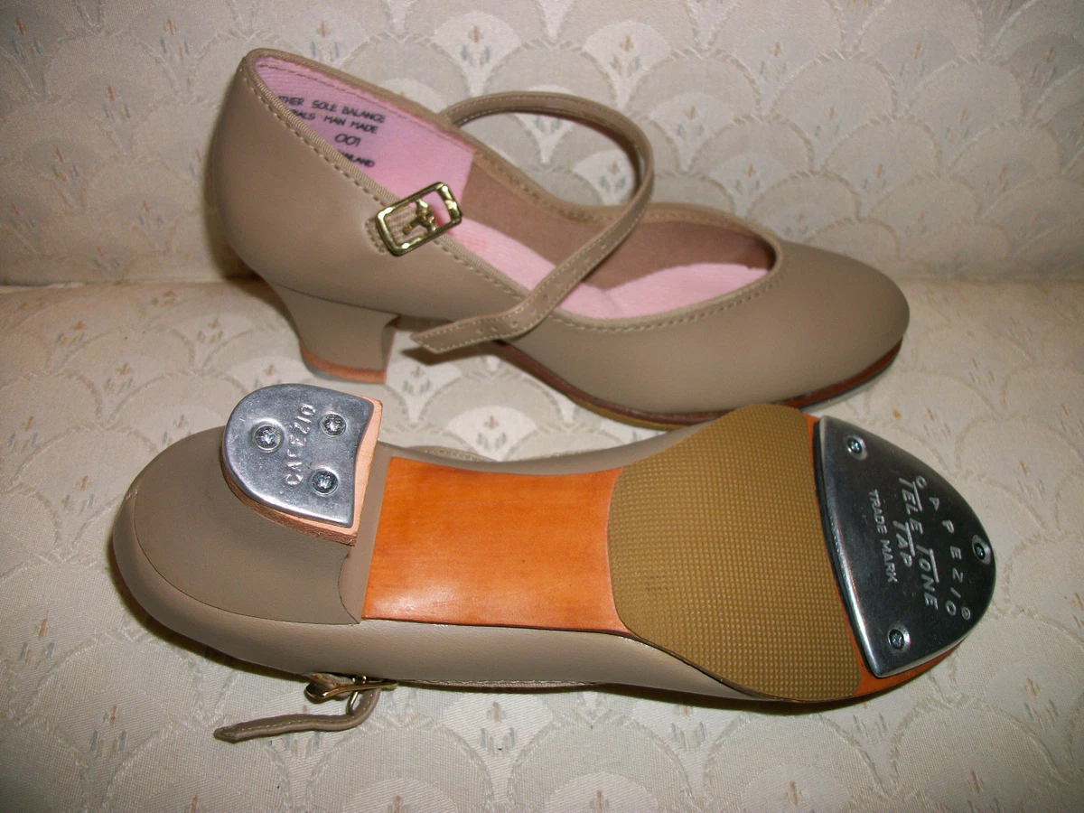 Tan Character Tap Shoes