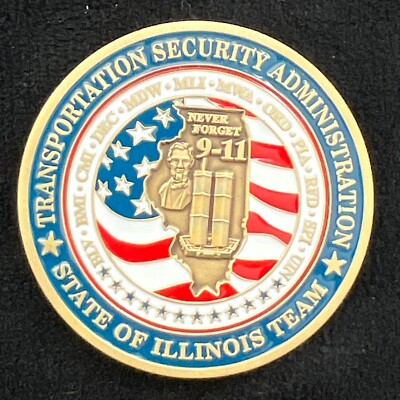 TSA Illinois Team Challenge Coin | eBay