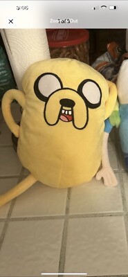 Adventure Time Cartoon Network 14in. Jake The Yellow Dog Plush Stuffed ...