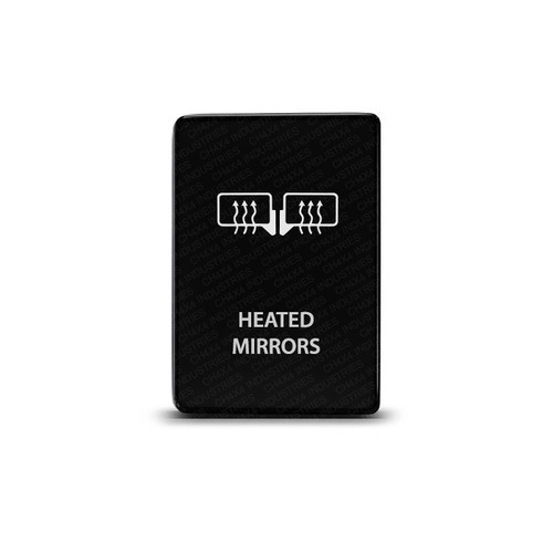 CH4x4 Toyota Small Push Switch Heated Mirrors Symbol - Amber LED | eBay