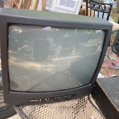 Emerson EWT19S2 CRT 19 inch TV A/V Inputs Gaming | eBay