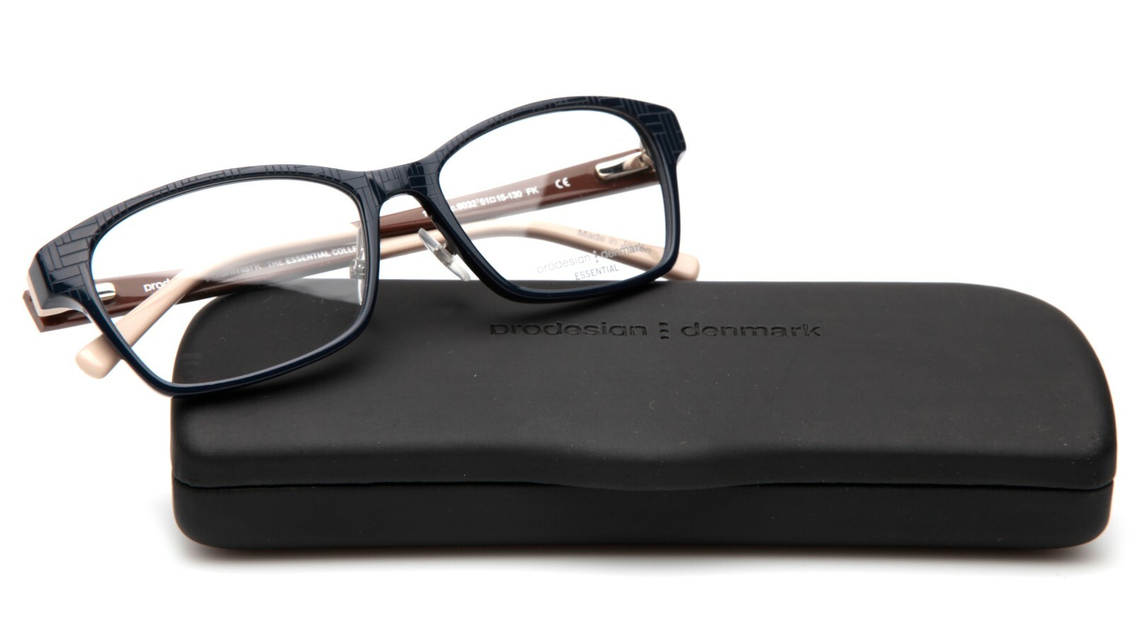 NEW PRODESIGN DENMARK 1799-1 c.9032 NAVY EYEGLASSES GLASSES 51-15-130mm ...