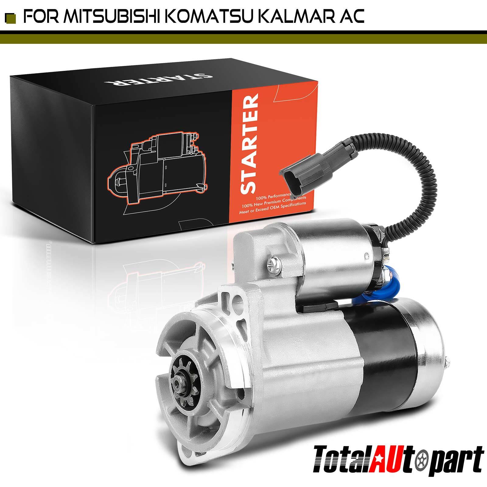 Starter Motor for Caterpillar Ag. & Ind. C3000 Kalmar AC C30AX 1.2KW ...