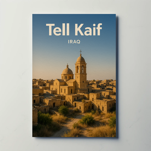 Tel Kaif Church Scenery Cultural or Heritage Poster | eBay