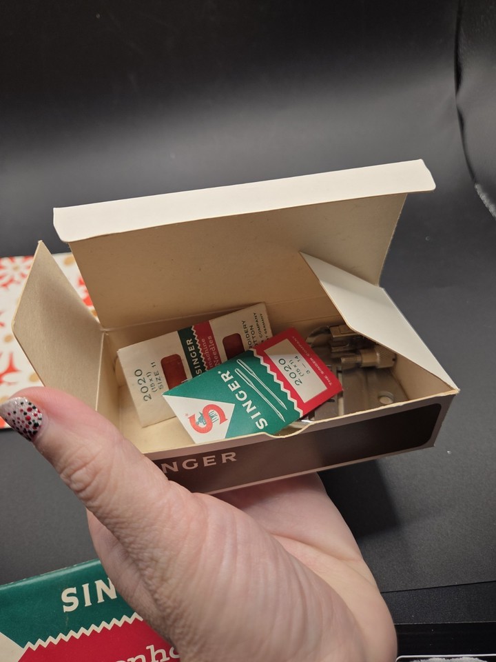 Vintage Singer sewing machine parts SMALL lot and 2 User Manuals | eBay