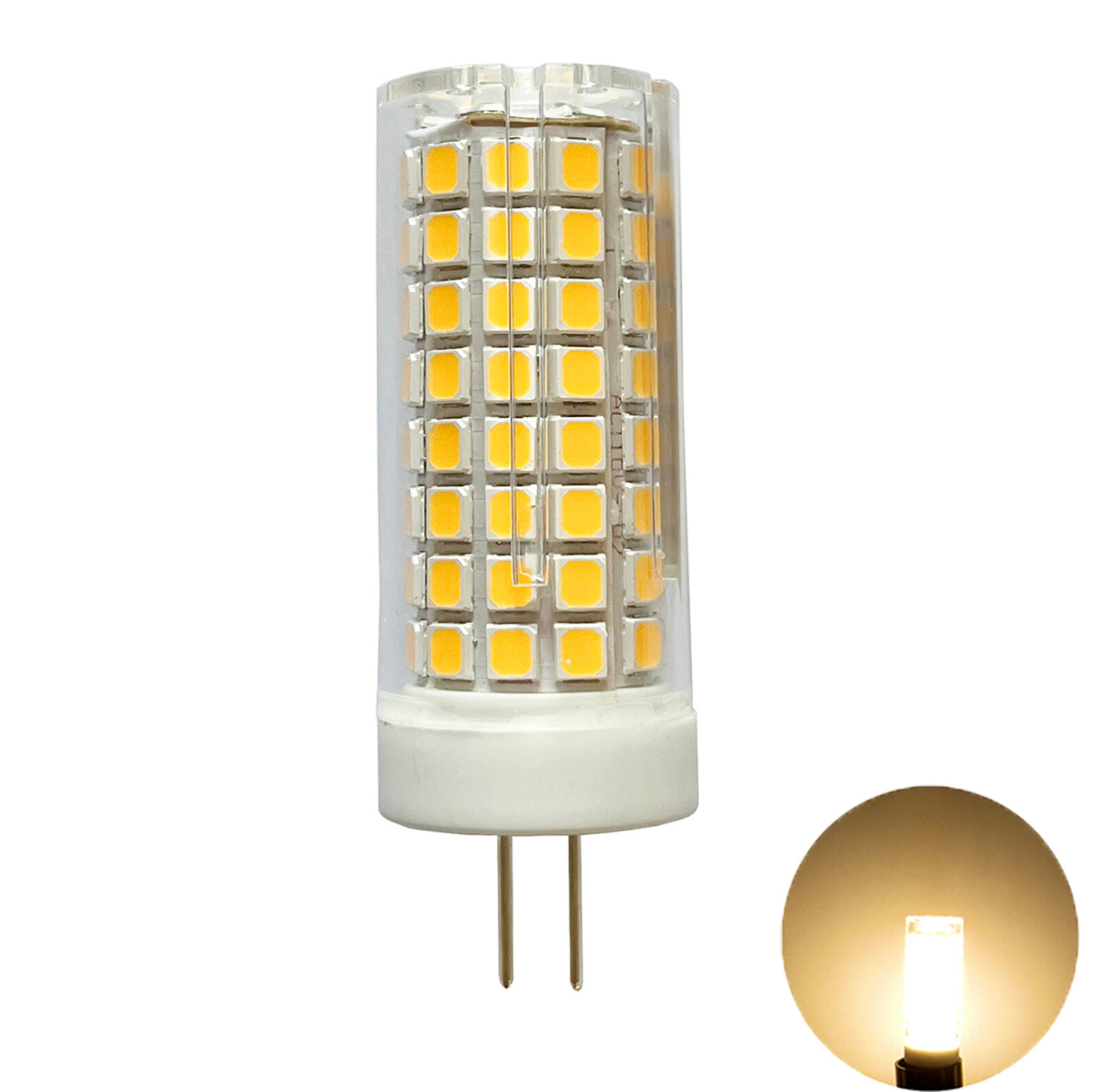 G4 Bi-Pin Base LED Bulb 120V Dimmable 7W Warm White 3000K Lamp Home ...