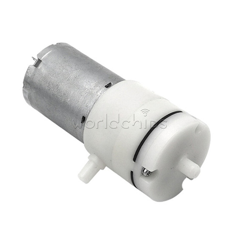 370 Mini Air Pump 3-24V 24W 3L/min Electric Micro Vacuum Booster Motor ...