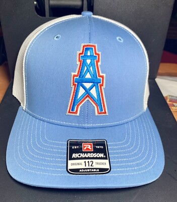 Houston Oilers Retro Snapback Cap Trucker Hat CLASSIC NFL Special NEW ...