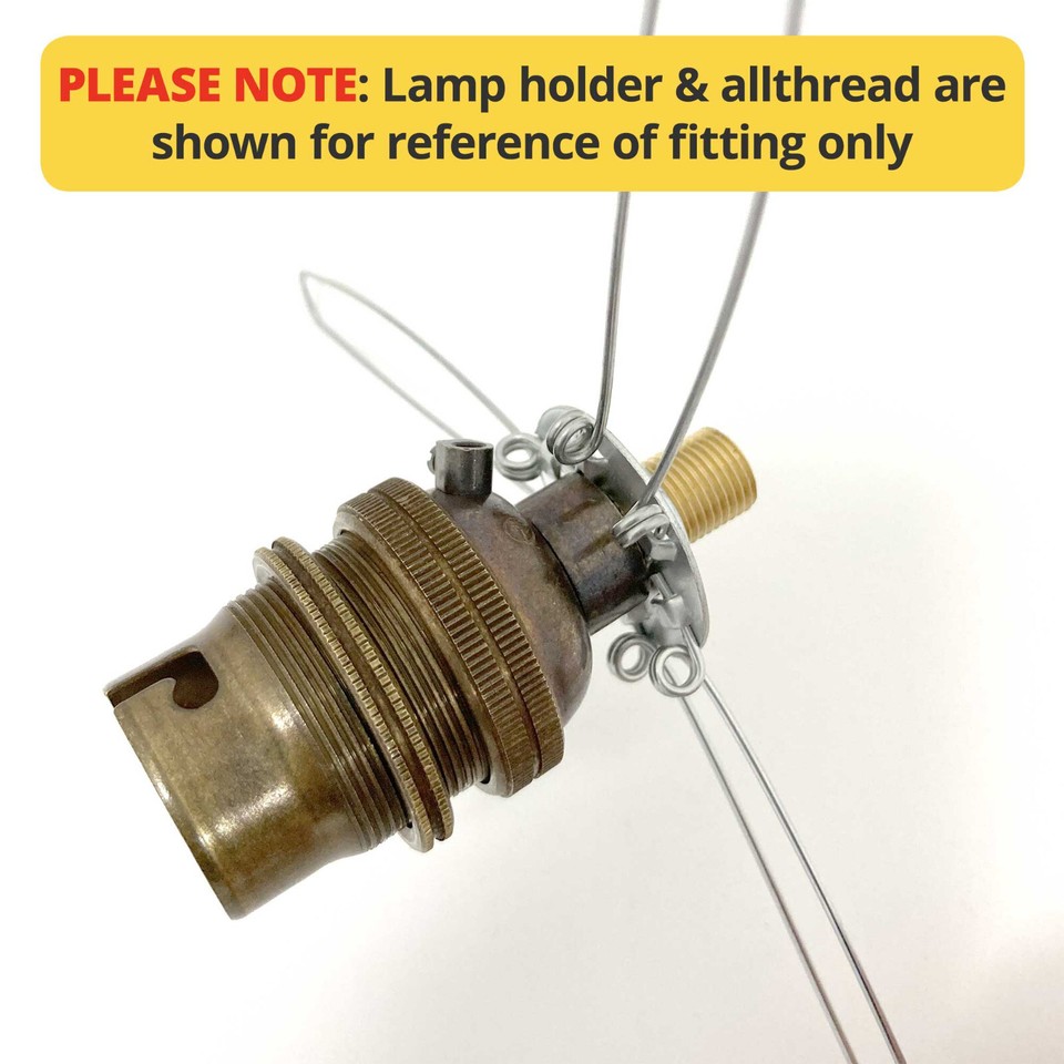 Spring Retaining Clip x3 Pack for Glass Lamp Shade Wall Light 2/3 Arm ...