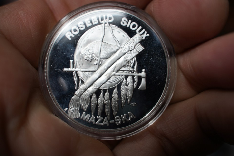 1970s Franklin Mint Indian Native American Tribal Series set 1oz silver ...