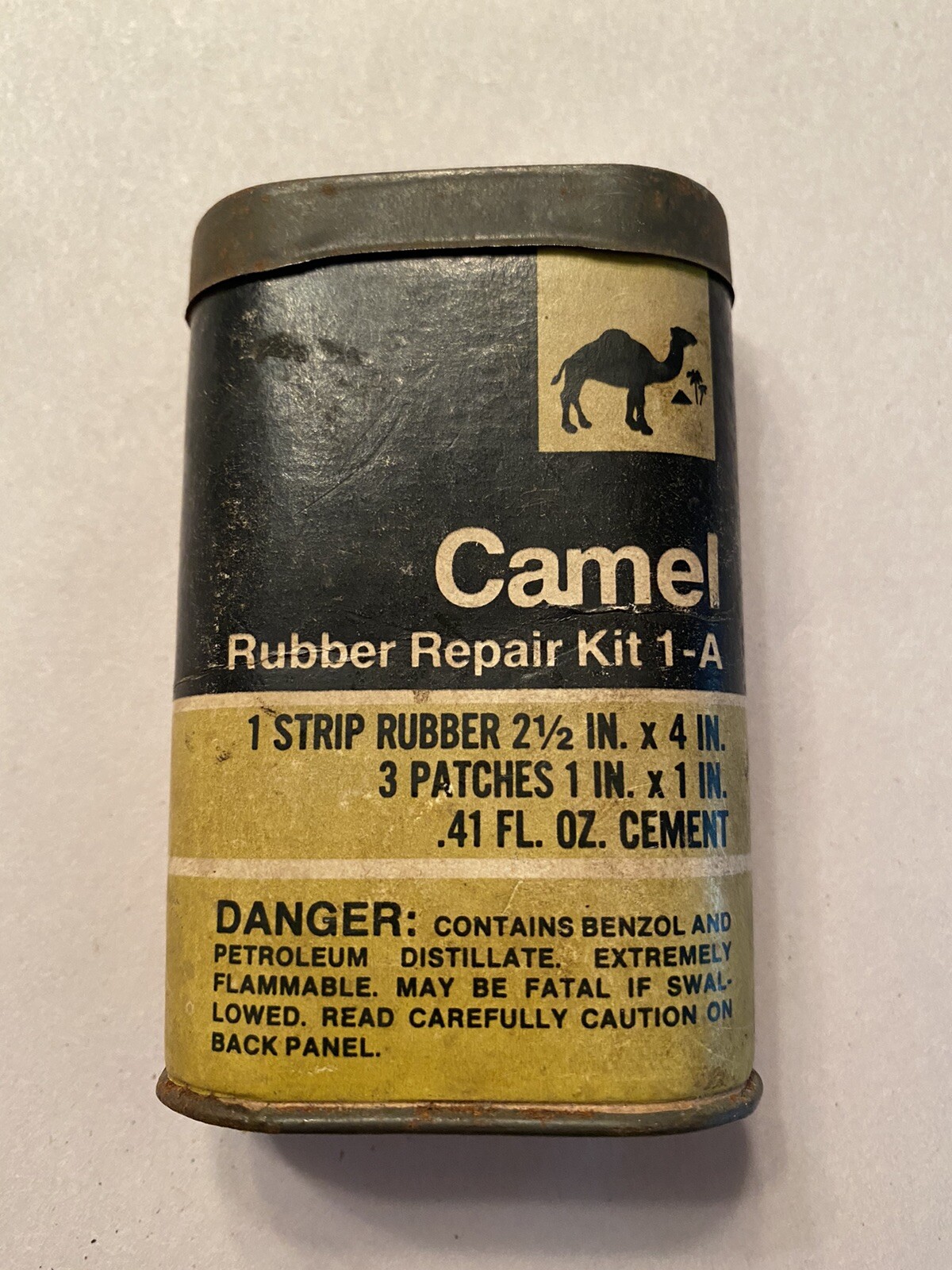 Vintage Camel Tire Tube Repair Kit Bike Tube Tin Kit Repair | eBay