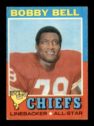 1971 Topps #35 Bobby Bell VG/VGEX Chiefs 549935 | eBay