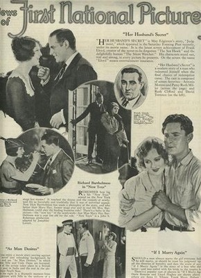 First National Pictures Magazine Ad 1925 Barthelmess Frank Lloyd Frank ...