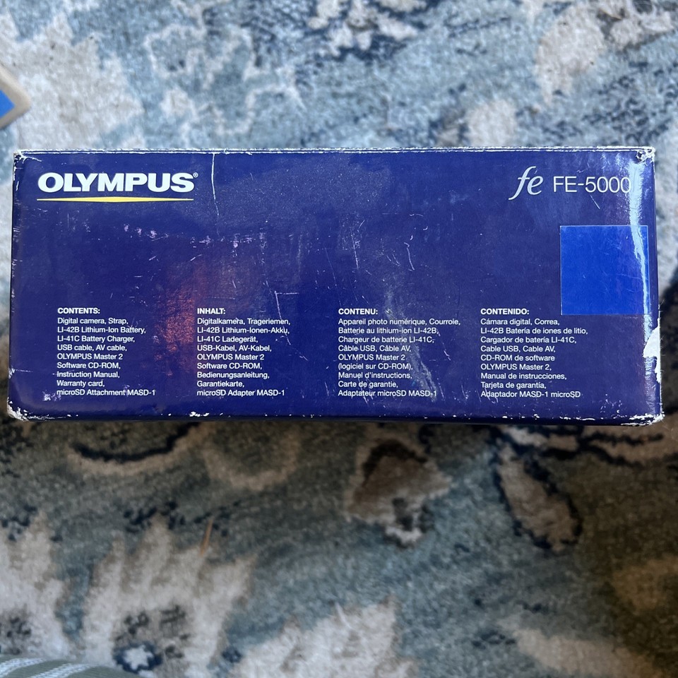 Olympus FE-5000 Compact Digital Camera Black New In Box | eBay